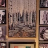 Framed Canvas Tryptic Wall Art Set, Abstract Forest Tree Art Prints ...