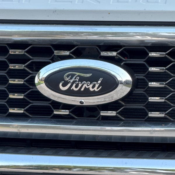 2017-2025 Ford F250/F350 Truck Emblem Overlay Insert Decals (set of 2 ...