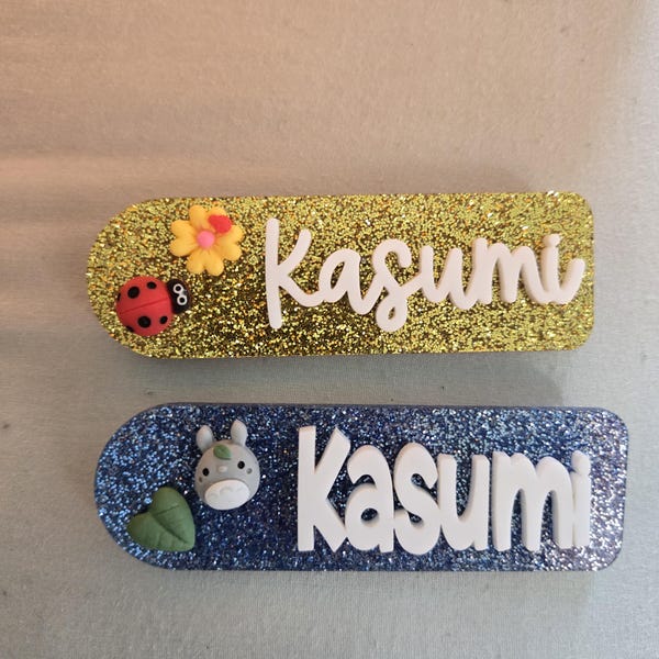 Flower Personalised Name Badge - Teacher, Nurse, Doctor Name Badge ...