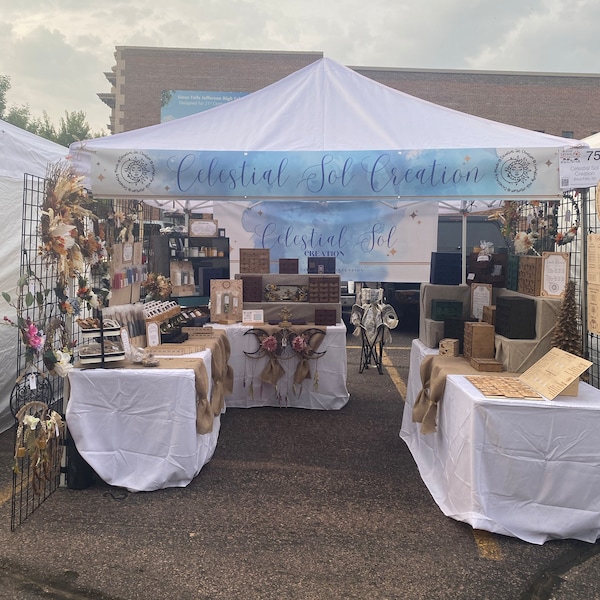 Tent Banner Bundle Package to Transform Standard 10x10ft Event Tent ...