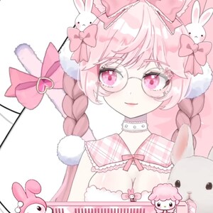 Vtuber Asset Rigged Sweetheart Apron - Etsy