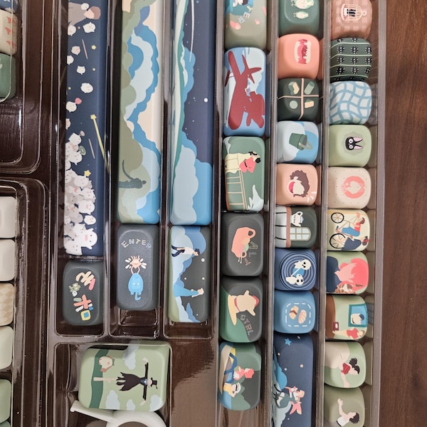 Chinese Calligraphy Keycap 128 Set | PBT Custom & Handmade for All ...