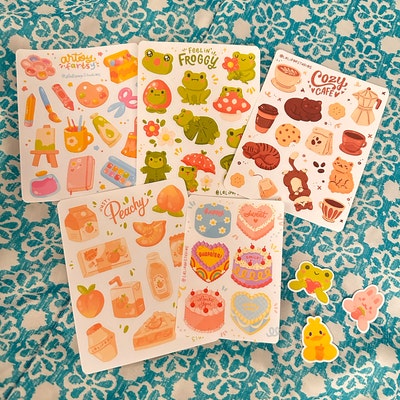 Cherrys Calling Flip Phone Vinyl Sticker Matte Waterproof Vinyl Sticker ...