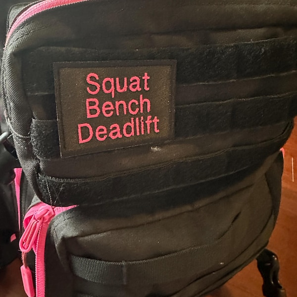 Custom 3 Lines of Text Personalized Patch With Hook and Loop Fastener ...