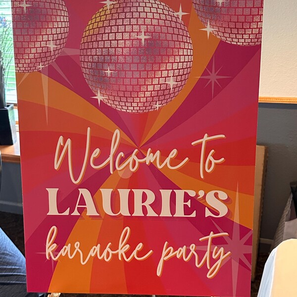 Music Festival Welcome Sign Birthday Festival Welcome Festival Party ...