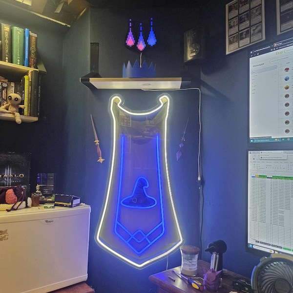 Runescape Twisted Bow LED Neon Sign | Old School Runescape Wall Art ...