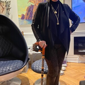 Phoenix Cane Walking Stick Wooden Carved Hand Head Walking Cane Old ...