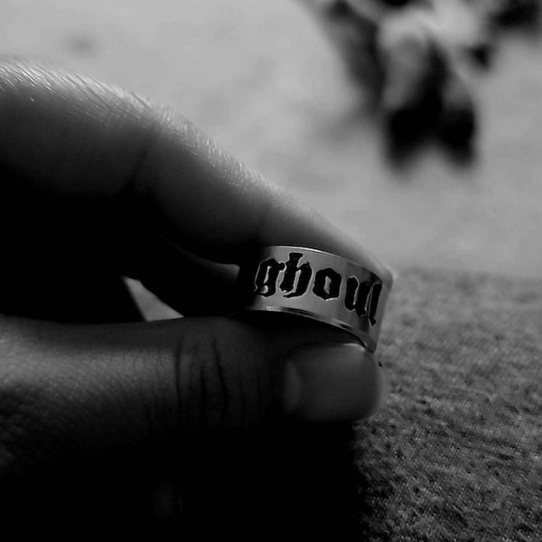 Macabre Ring, Halloween, Horror, Goth, Aluminum Ring - Etsy