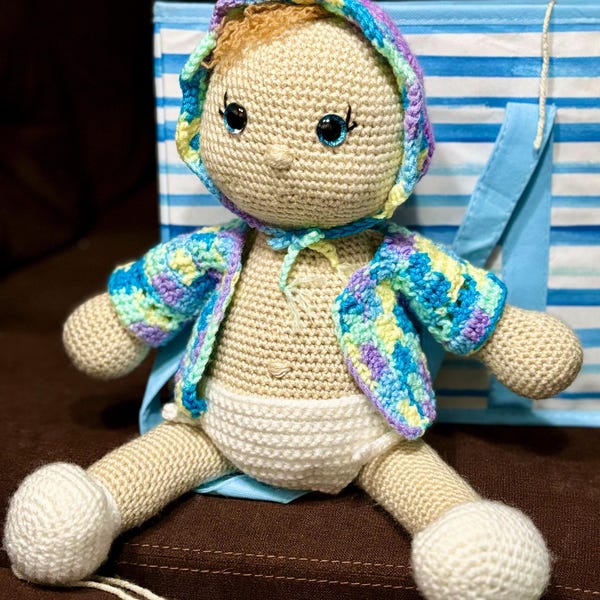 Binky Baby Life Size Baby Boy or Girl Doll Crochet Pattern - Etsy