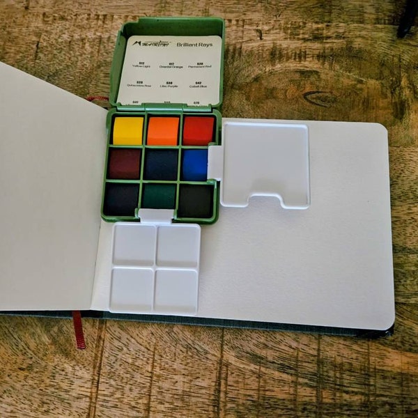 Mini Watercolor Palette, Compact, Portable Watercolour Paint Set ...
