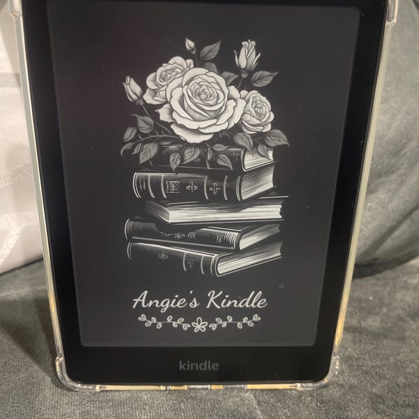 YOUR NAME Personalized Kindle Lock Screen, Wallpaper for Kindle ...