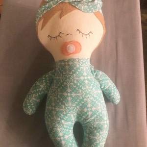 Swaddle Baby Rag Doll Pattern and Tutorial - Etsy