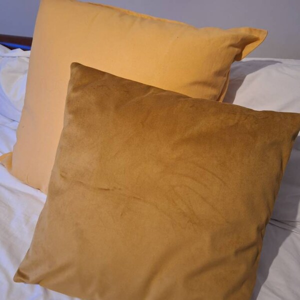 Neptune 'orla' Flax Blue Thistle Pattern Fabric Handmade Cushion Covers ...