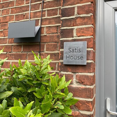 Natural Granite House Signs for Doors Gates and Fences - Etsy