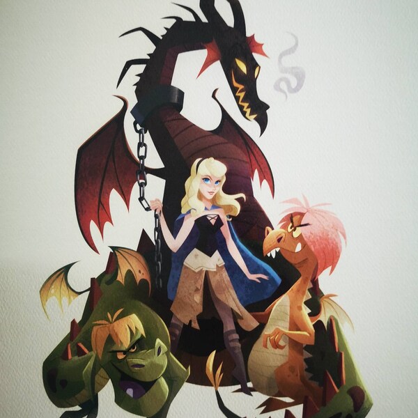 Sarah and Her Friends, Labyrinth Tribute Fine Art Print Hoggle, Sir ...