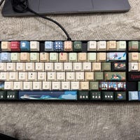 Ghibli Anime Japanese Style Keycap 152 Set | PBT Custom & Handmade for ...