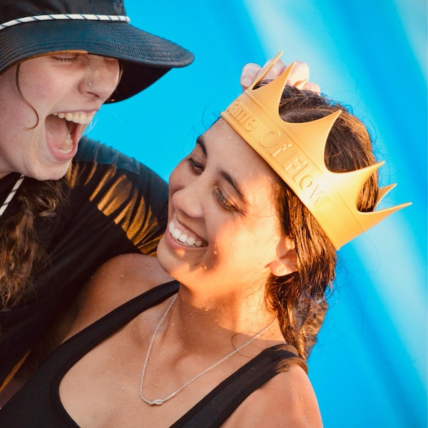 Gold Custom Crown With Text - 3D Printed With Biodegradable PLA - Etsy