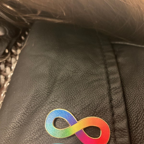 Neurodivergent Infinity Enamel Pin - Etsy Canada