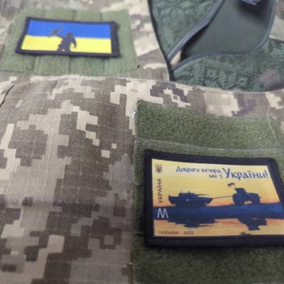 Distressed Cross/usa Flag Morale Patch Hook and Loop Custom Patch 2x3 ...