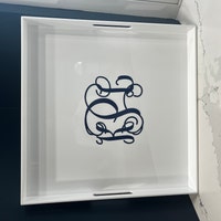 Laptop Palm Rest Monogram Vinyl Decal Solid Glitter iPhone Car Tumbler ...