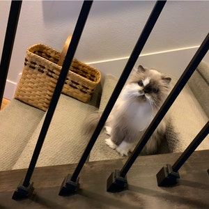 Oak Stair Basket Staircase Basket Stair Step Basket Tote Basket Storage ...