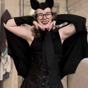 Bat Hood Cat Hood Vintage Bat Hood Bat Bonnet - Etsy