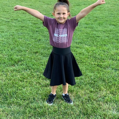 20 Colors Girls Skater Skirt, Girls Wear, Skirts, Stylish Kids Wear - Etsy