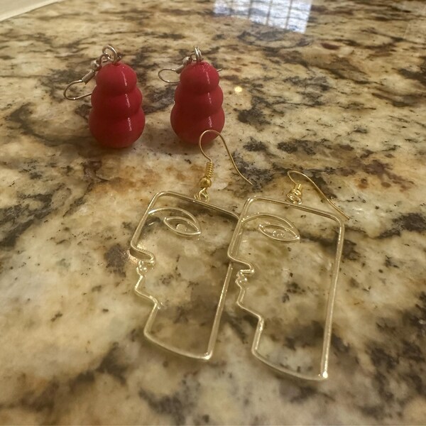 Goat Earrings: Laser Cut Acrylic Goats, Baby Goats, Kids, Farm, Animals ...