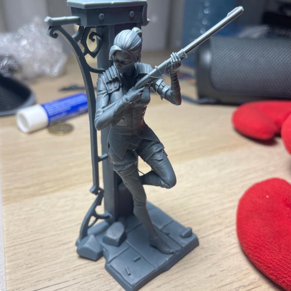 Caitlyn 3D Printed Figurine or for Miniature Painting (unpainted) - Etsy