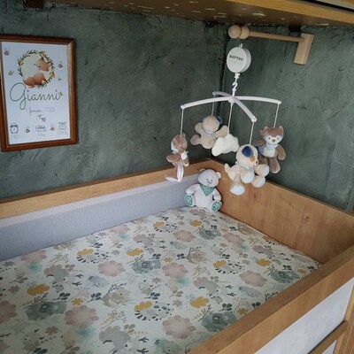 Forest Baby Mobile Mountains and Trees Crib Mobile Green - Etsy