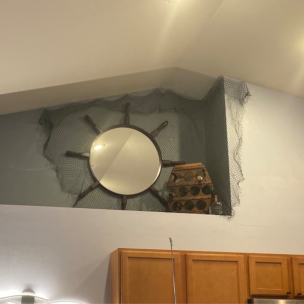 Authentic Used Fishing Net - Old Vintage Fish Netting - Commercial ...