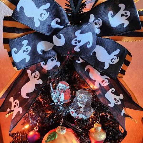 Pentagram Tree Topper Pentacle Reversible • Gothic Holiday Home Decor ...