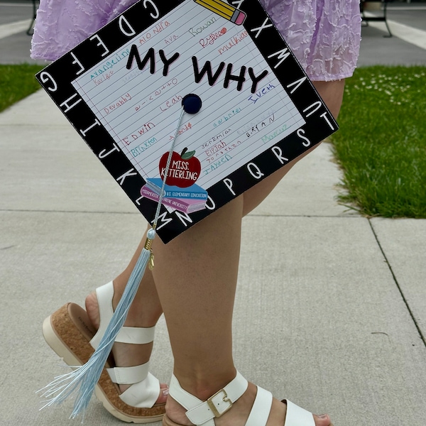 Custom social Worker Graduation Cap Topper, Social Work Graduation Cap ...