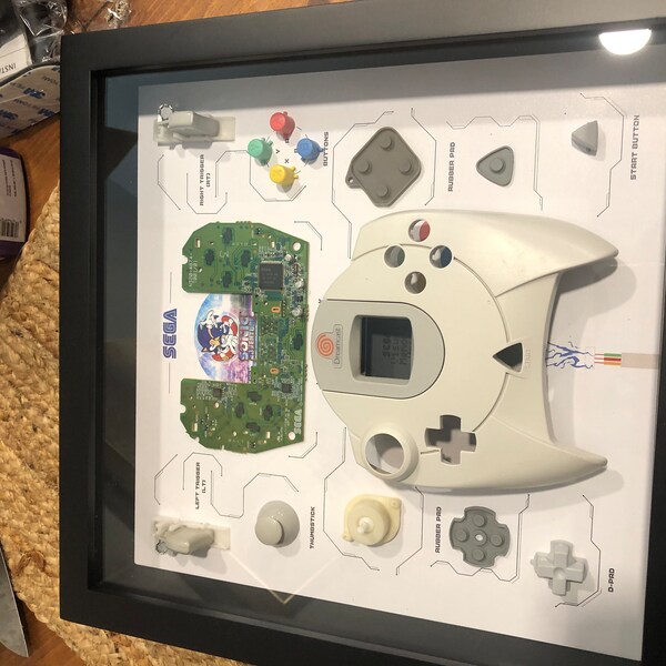 Framed Nintendo Game Boy Pocket Disassembled Game Console Wall Art ...