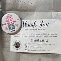 Birthday Venmo Pin Button - Etsy