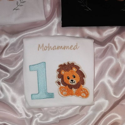 Cute Baby Lion Embroidery Design, Safari Embroidery Design, Animal ...