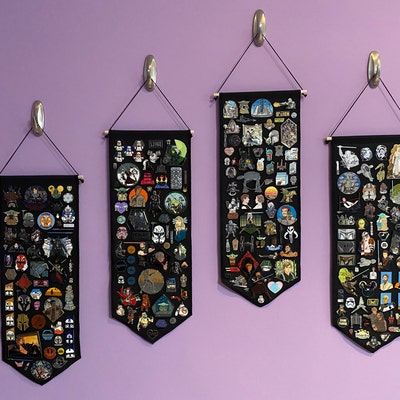 Enamel Pin Banner Pin Display Enamel Lapel Pin Display - Etsy