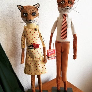 Ash Fox Art Dolls Original Art Figurative Art Collectible Doll Gift ...