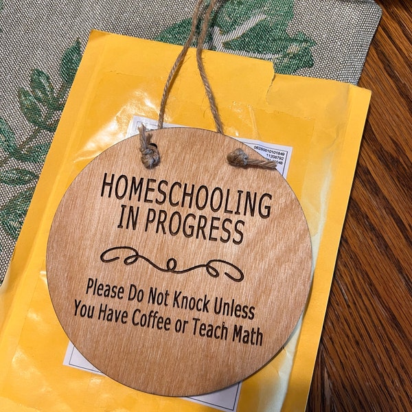 CUSTOMIZABLE Homeschool Distance Learning Front Porch Sign - Etsy