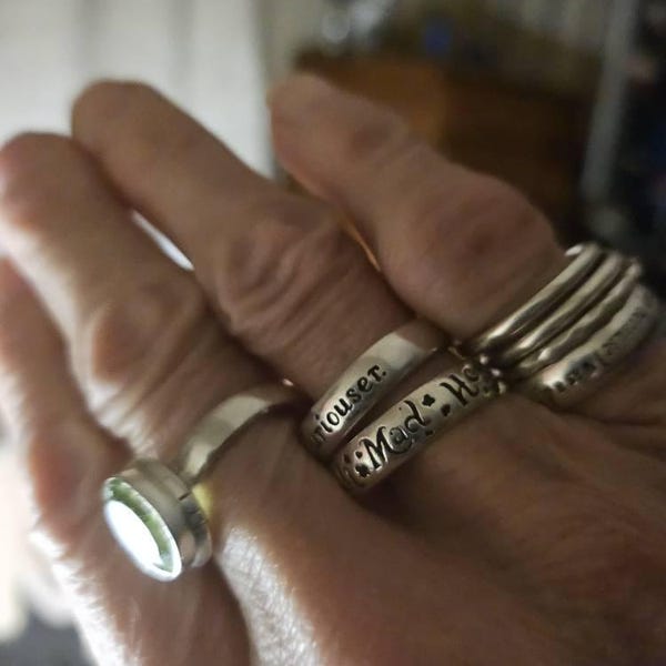 Bible Verse Faith Ring Corinthians Scripture Handmade Sterling Silver ...