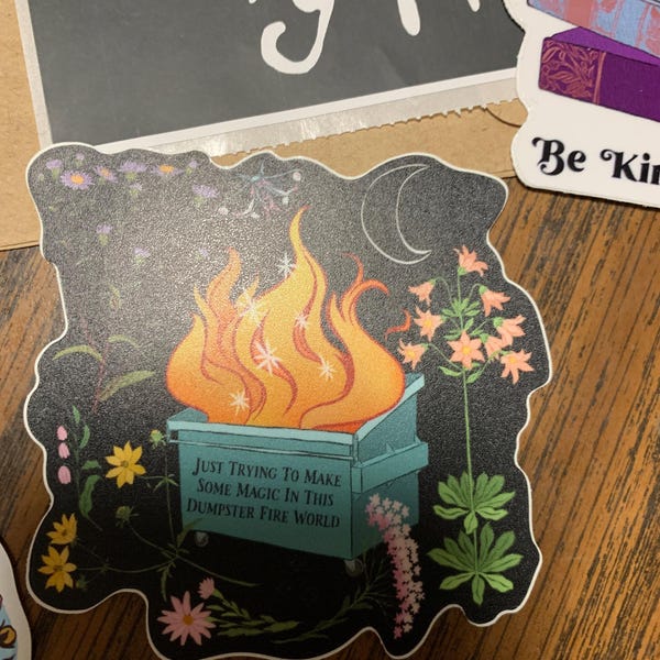 Self Care Sticker Set: Laptop Stickers, Self Care Kit, Grow Through ...