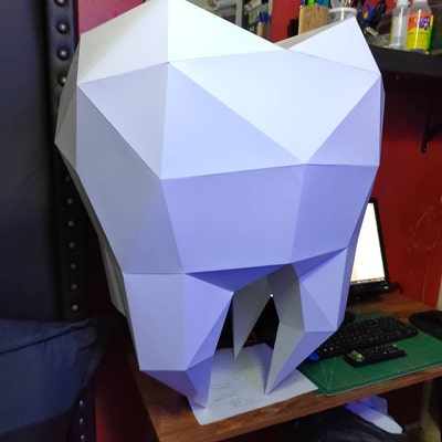 Papercraft 3D TOOTH MOLAR Dental Veneers Low Poly Paper Sculpture Diy ...