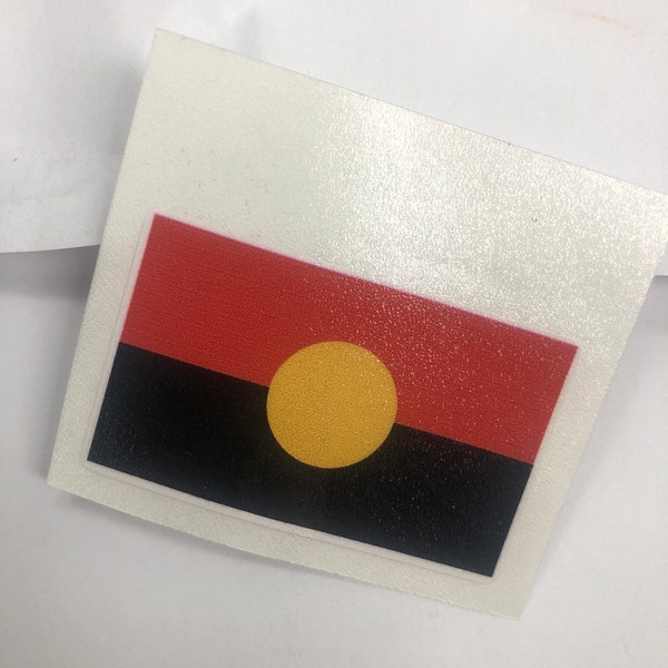 Australian Aboriginal Flag Sticker for Laptop Book Fridge Guitar ...