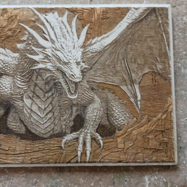 Digital Laser Cut File - Plane and Dragon - Laser-ready-file-glowforge ...