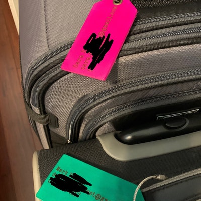 Luggage Tags, Handmade Luggage Label, Custom Luggage Tags, Bag Tags ...