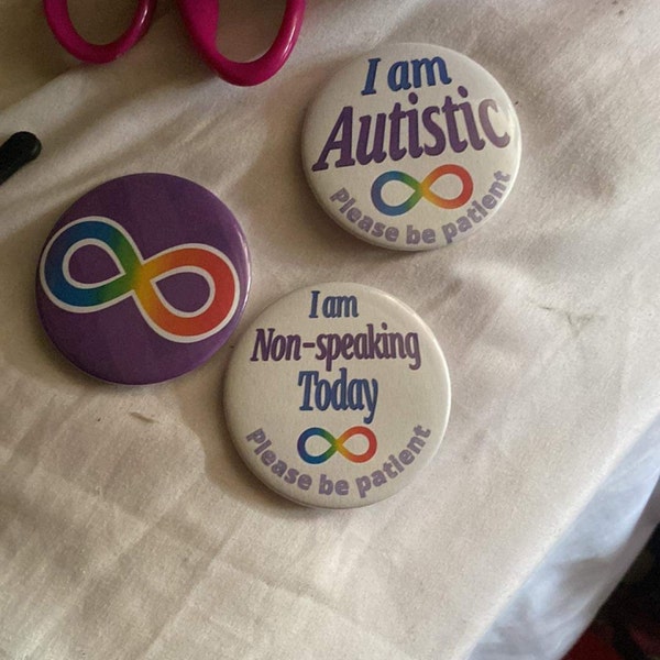 Reasonable Accommodations Can Be Simple Pin-back Button Disability Pin ...