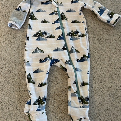 Baby Gown Sewing Pattern With Tutorial Layette Pattern Baby Grow ...