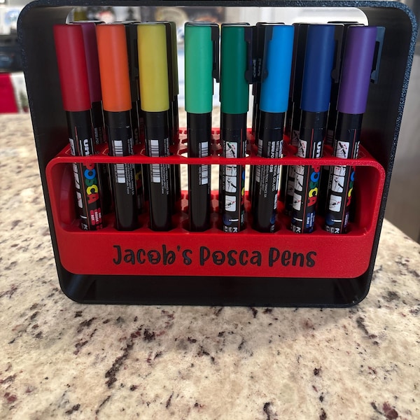 Marker Organizer for POSCA Paint Pens • 1M, 3M, 5M • Personalized Paint ...