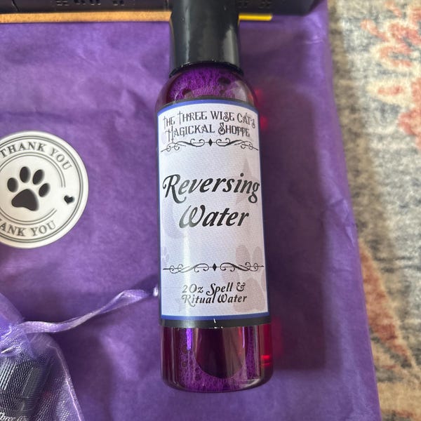 Black Water Spell & Ritual Water--hex Curse Forcefully Remove Negative ...