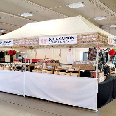 Tent Vertical Banner, Vertical Banner, Tent Side Banner, Canopy Side ...